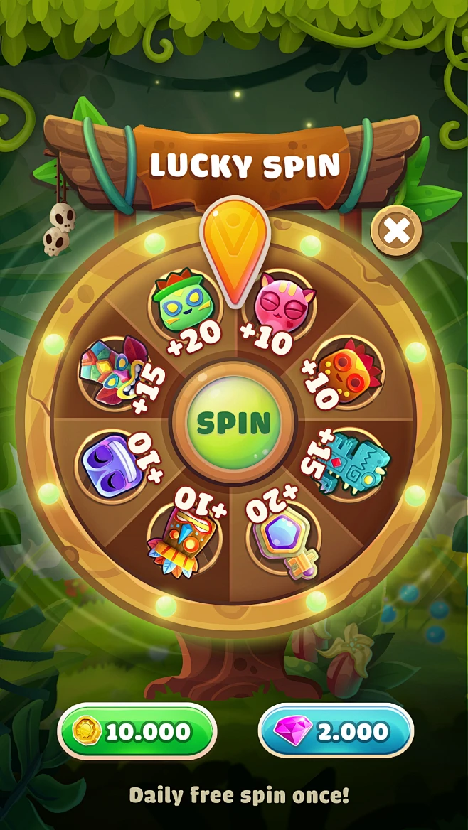 Mayan Mystery - Match 3 Mobile Game Art-花瓣网