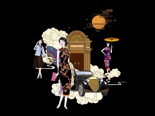 Originality of the Disney's "Minguo style" Moon cake : 又見美好時代解析迪士尼民國範月餅 ...