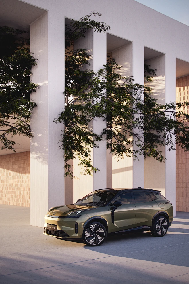 CGI full cgi automotive vray Vizualization car Render 3D lynk&co vray ...