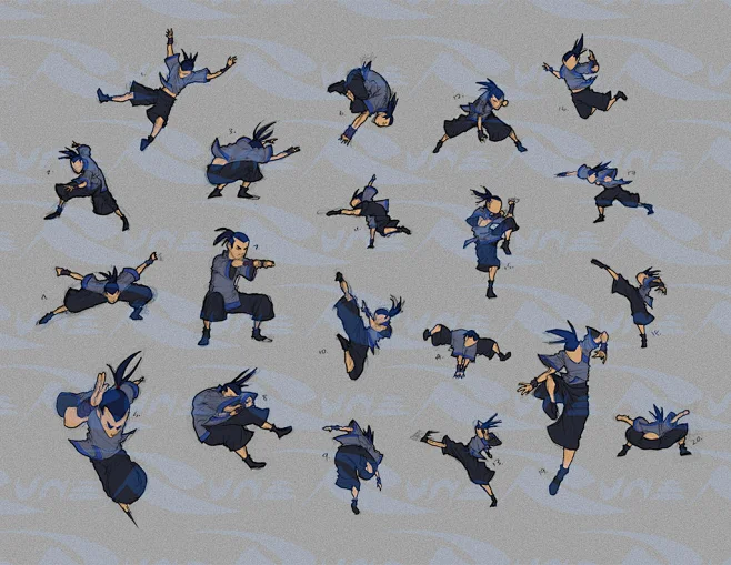 Pose Sheet - Xanh by Tongman on deviantART-花瓣网