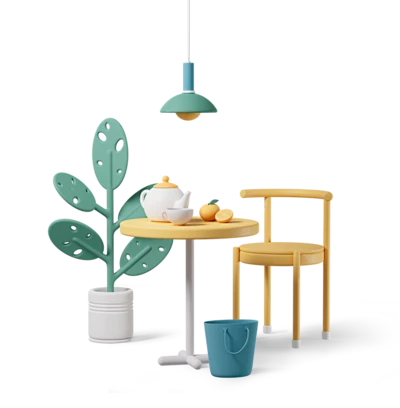 【米图网-52mitu.com】立体元素 3D元素 c4d元素 三维元素 3D渲染 厨房 居家 装修装饰 家装3D家居桌子场景-花瓣网