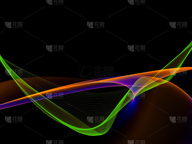 抽象霓虹色波背景