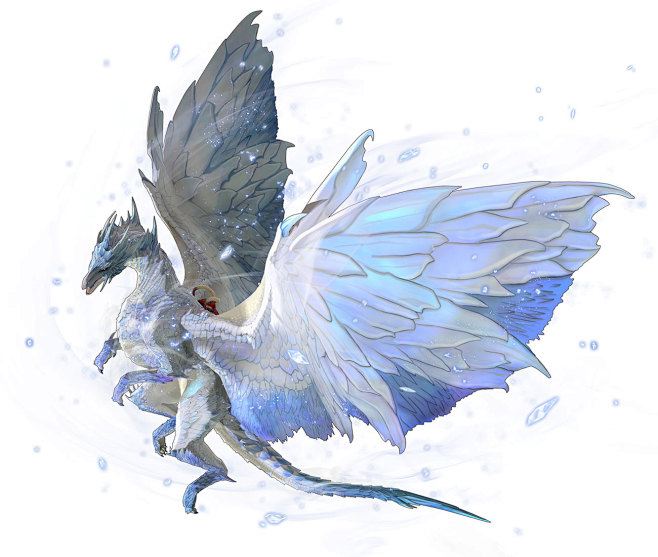 Velkhana Art from Monster Hunter Stories 2: Wings of Ruin