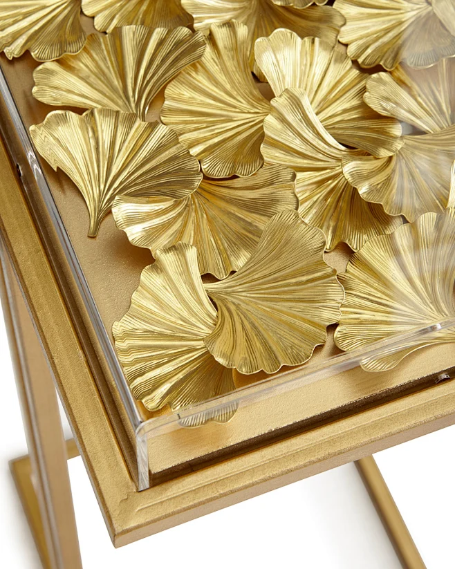 Gilded Gingko Cocktail Table图片_金色调图片素材-花瓣网