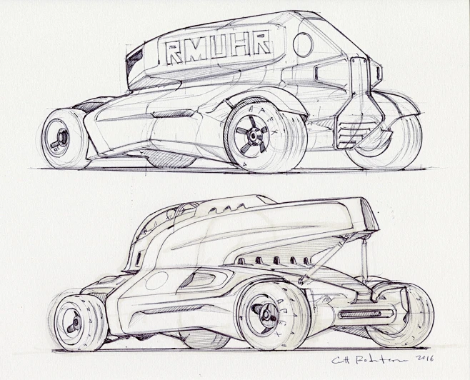 82 original - 2016 and Inktober sketches for sale!, Scott Robertson ...