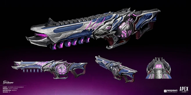 Apex Legends - Nemesis Skin Concept Art-花瓣网