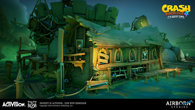 {游戏系列} 美国 Crash 4（场景，角色，UI。。）