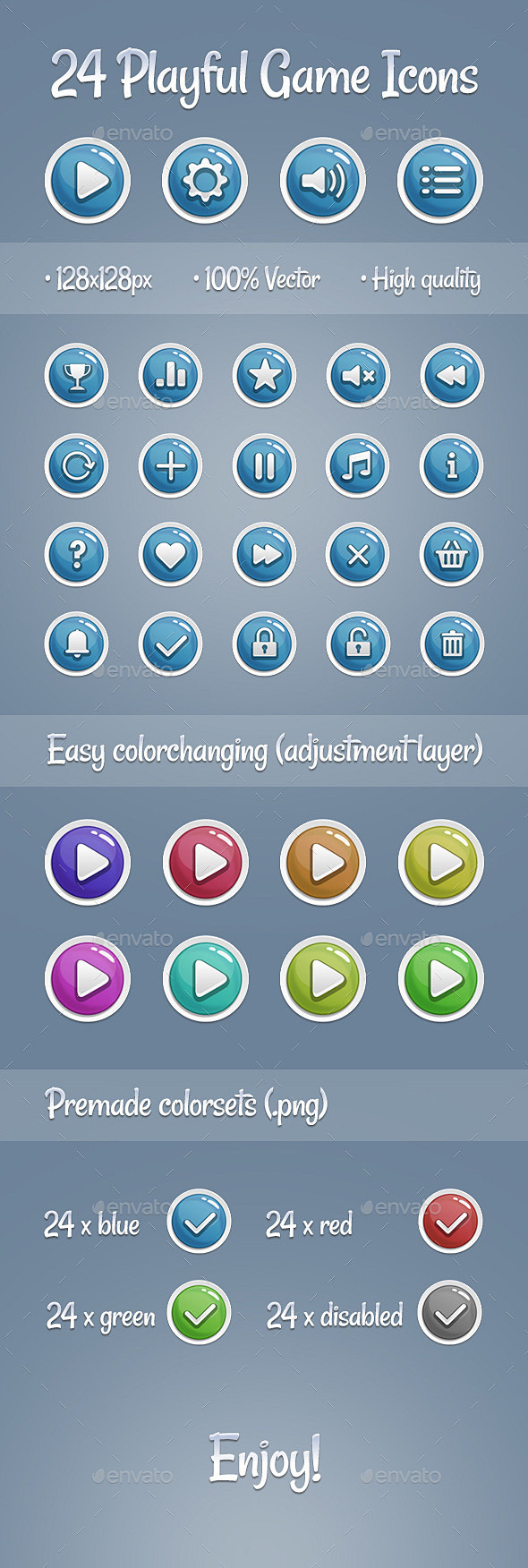 好玩的游戏图标-杂项图标Playful Game Icons - Miscellaneous Icons按钮,有趣,游戏按钮,游戏图标,符号的 ...