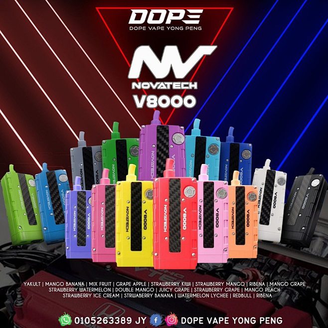 Photo by DOPE VAPE YONG PENG in Dope Vape Yong Peng with @novatech_malaysia. May be an image of ...