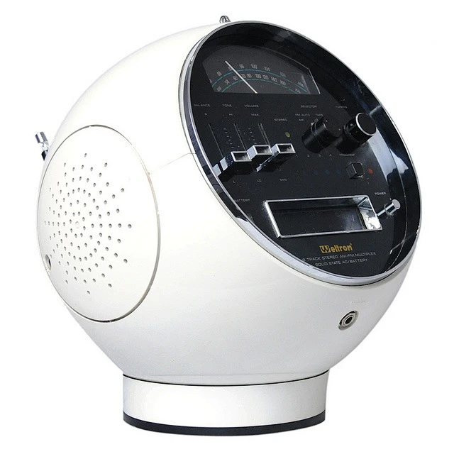 Weltron 2001 "Space Ball" 8 Track Player (Side View) by brycehudson ...