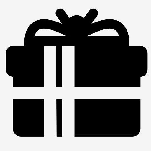 黑色UI礼物图标 https://88ICON.com 黑色 ui 礼物 图标-花瓣网