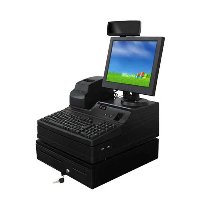 浩顺POS收银机 收款机 POS收款机 超市餐厅服装 送软件 工厂直销-花瓣网