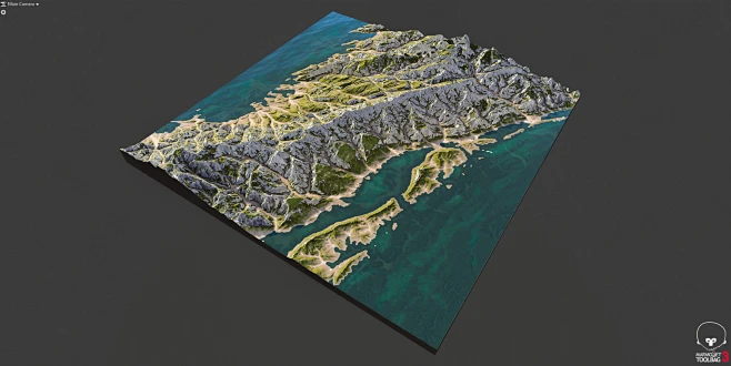 Terrain practice-花瓣网