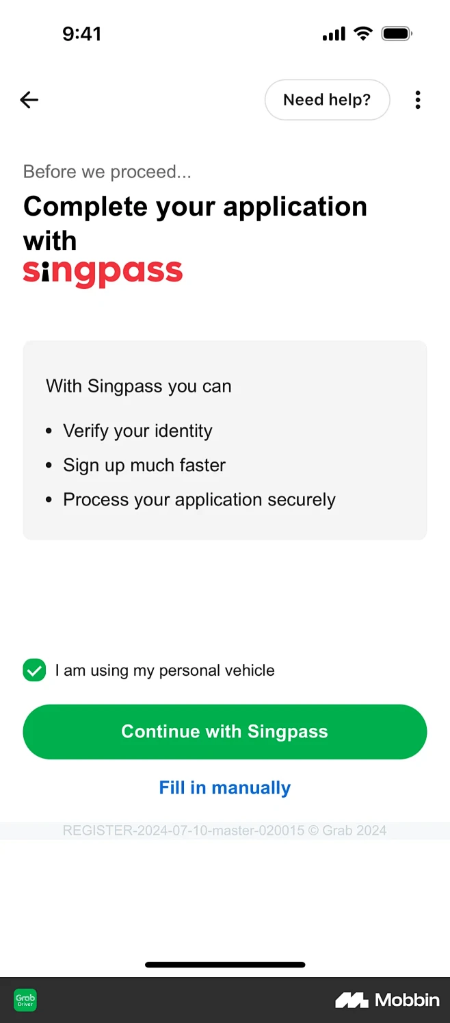 Grab Driver screen-花瓣网