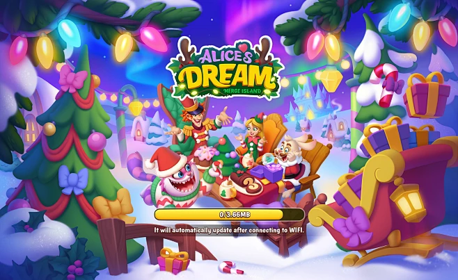 Christmas loading screen-花瓣网