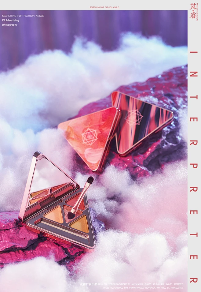 眼影彩妆静物拍摄|芃睿-品牌诠释者_芃睿摄影诠释者_【68Design】-花瓣网