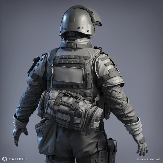 Caliber - RAID - High Poly-花瓣网
