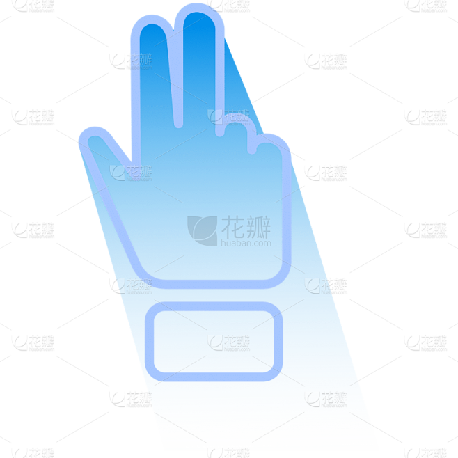 ICON-矢量操作点击手势图标10