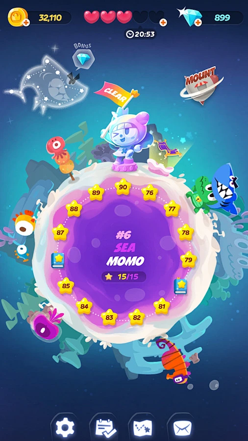 Momo Pop - Match 3 Games - 屏幕截图 -花瓣网