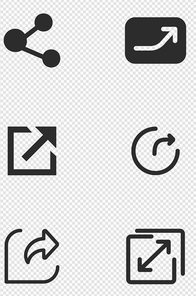 内容分享点击转发图标免扣元素-众图网-花瓣网