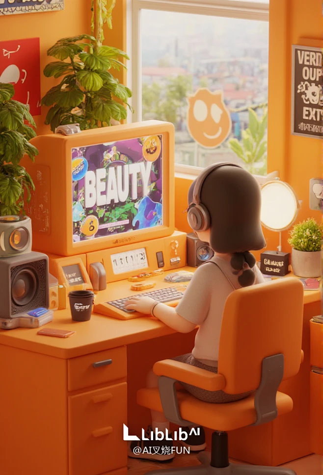 【一元】FLUX-3D运营电商poster-LoRA-一元AI字体研究所-LiblibAI-花瓣网