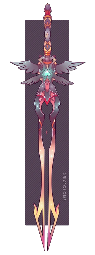 Weapon commission 57 : A custom weapon commission for TheMoonlitPrince ...