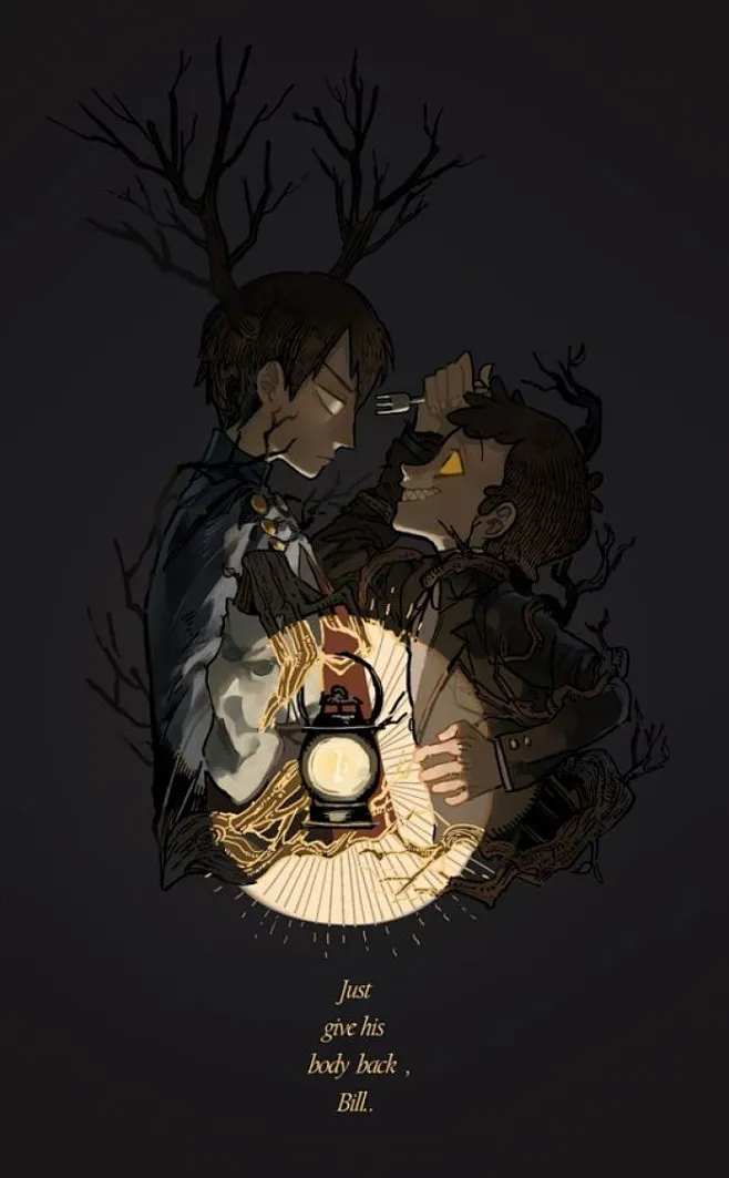 #墙外花园##怪诞小镇#Wirt and bill 诡异的色调和画风，个人感觉和符合两种动画的主旨，而且人物很帅(′ `〃)-花瓣网