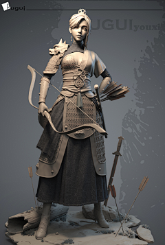 pugui游戏--16期精品班高模作品-花瓣网|陪你做生活的设计师 | 樊星甫 (1)