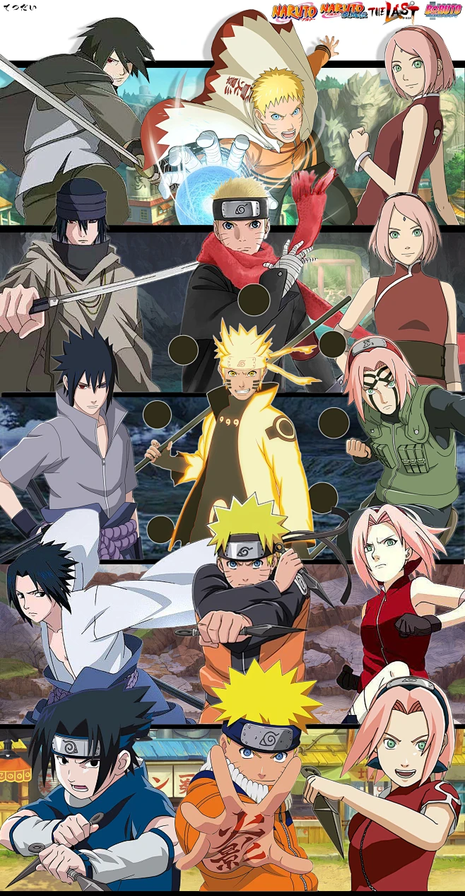 饭制—火影忍者完结纪念海报-花瓣网