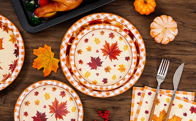Thanksgiving paper plates