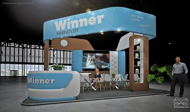 【Winneer】展台设计分享 - 52展览设计-花瓣网