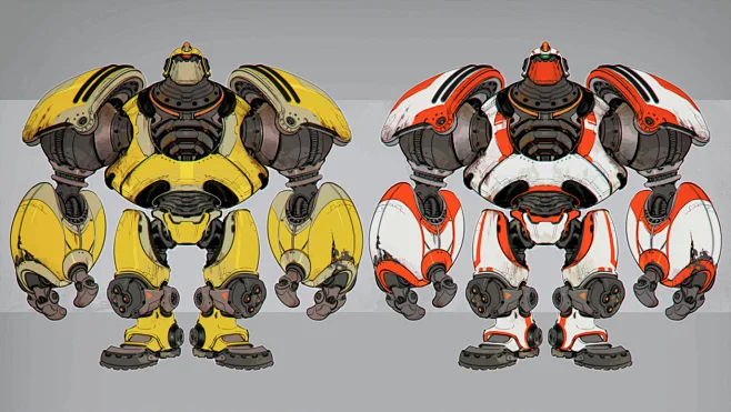 Warbot Art from Ratchet & Clank: Rift Apart-花瓣网