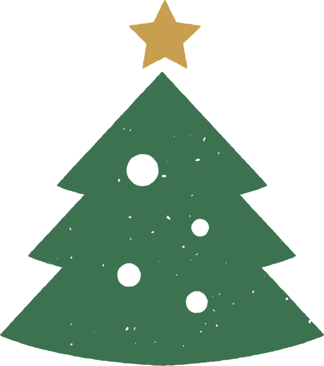 手绘卡通可爱圣诞节日新年元素免抠PNG透明图案 AI矢量手账PS素材 (78)-花瓣网