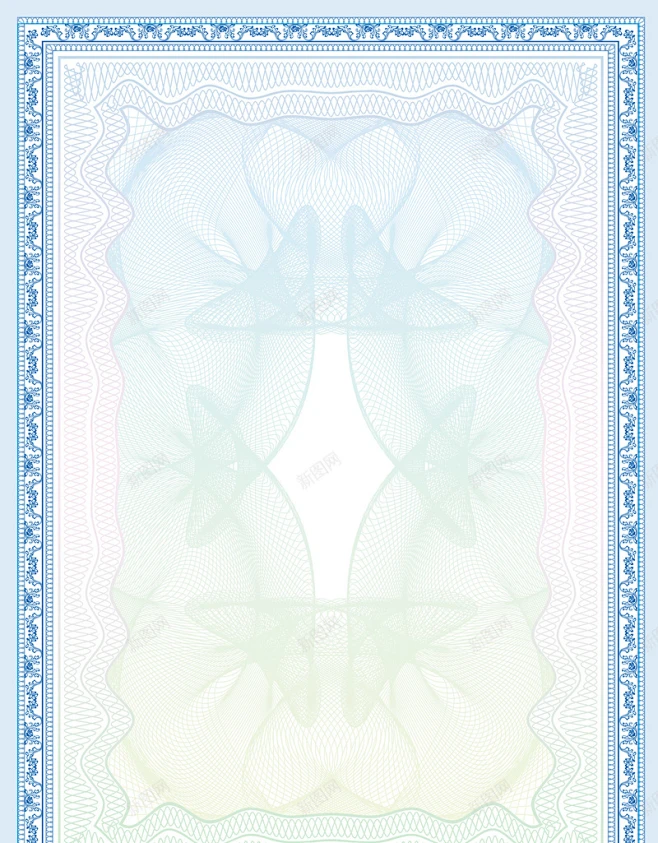 授权证书背景psd_新图网 https://ixintu.com 授权证书 授权证书图片下载 申请表 蓝色底纹 防伪底纹-花瓣网