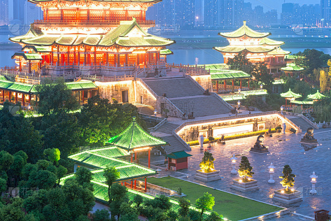 南昌滕王阁夜景