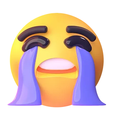 Crying 3D Icon-花瓣网