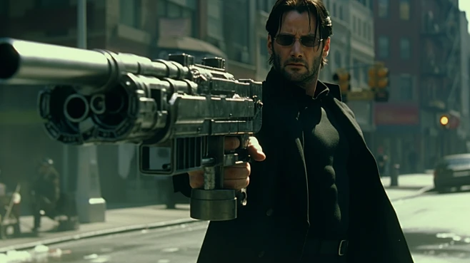 cjenkins_The_protagonist_of_the_Matrix_movie_Neo_is_holding_a_l ...