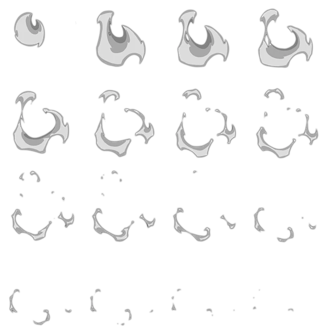 FX_TX_Fire_SimpleFlame_03_4x4_Grayscale-花瓣网