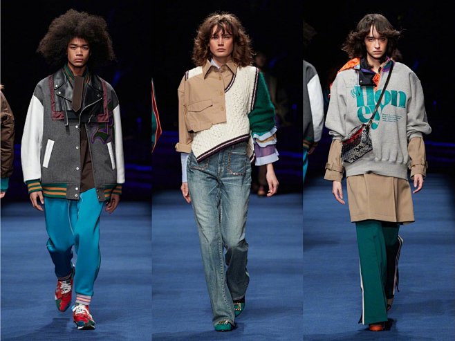 Kolor FW 2021 秋冬男装周 各种拼接，撞色