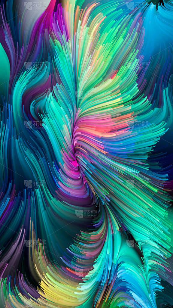 演变的液体颜色