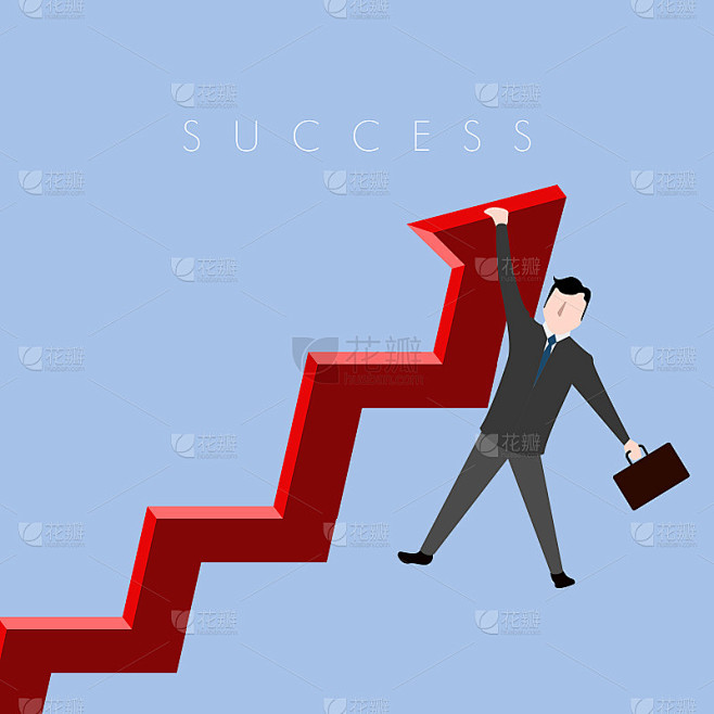 businessman-on-a-graph-success-business