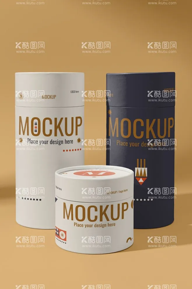 盒子包装盒纸盒纸筒盒样机 - 源文件下载【酷图网】高端,简约,圆柱形,纸管圆形,纸筒,包装盒,纸盒,设计样机,psd,智能贴图,样机素材,-花瓣网