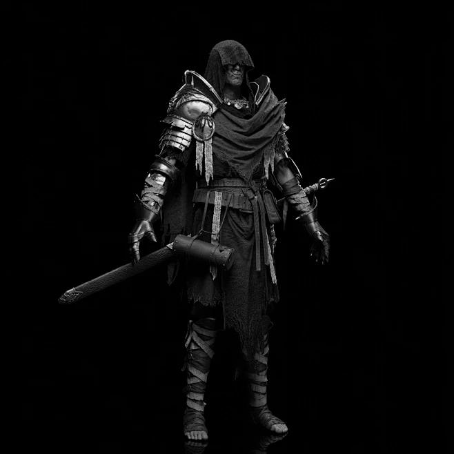 Penitent Knight (High-poly)-花瓣网