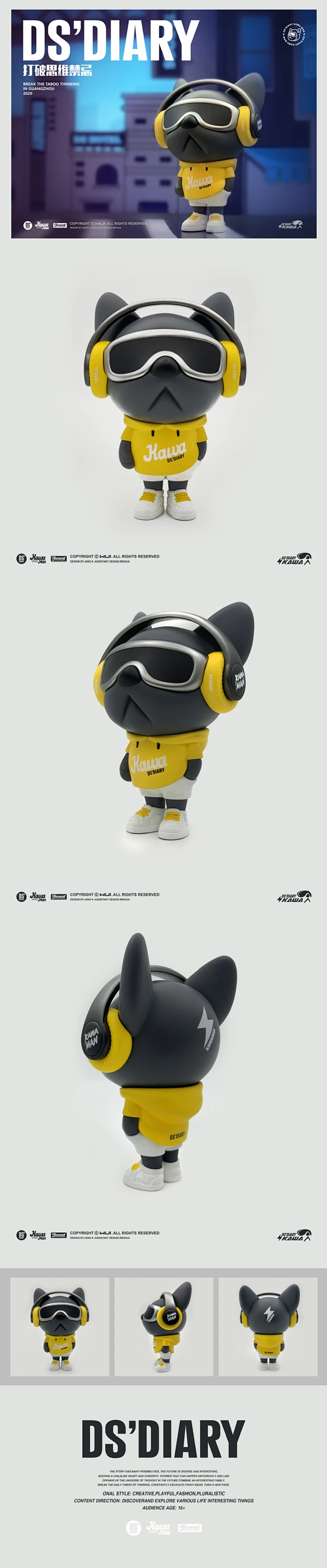 DS'DIARY IP家族…Kawa-man手办公仔系列-花瓣网