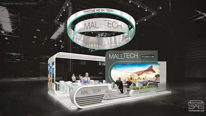 【Malltech】展台设计分享 – 52展览设计-花瓣网