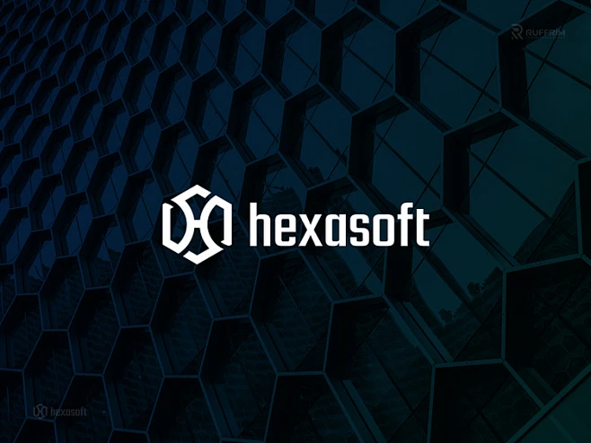 Hexasoft Logo || Letter H logo-花瓣网