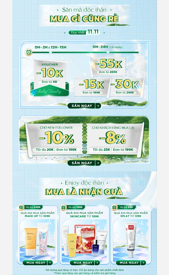 Ecommerce e-commerce key visual Shopee lazada banner cosmetics skincare ...