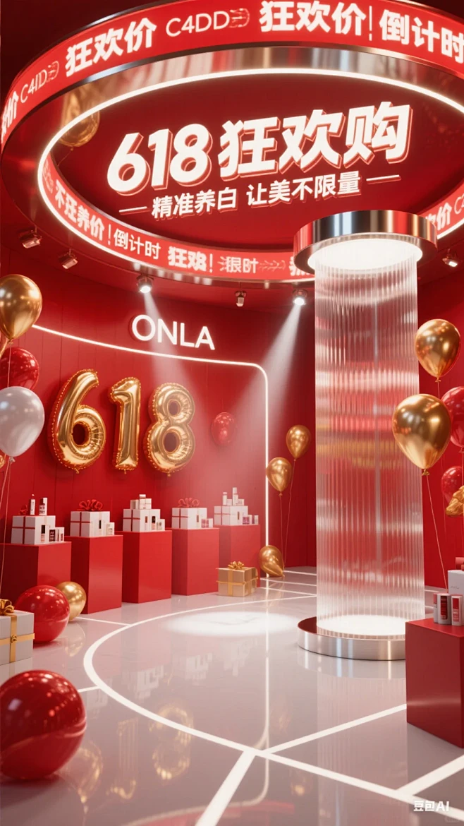 即梦豆包-618直播背景设计﻿﻿﻿﻿ - 小红书-花瓣网