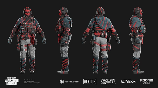 Characters Concept Art (Call of Duty: Warzone Mobile)-花瓣网
