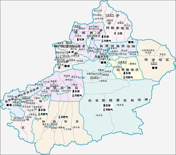 新疆省地图免抠素材 png素材